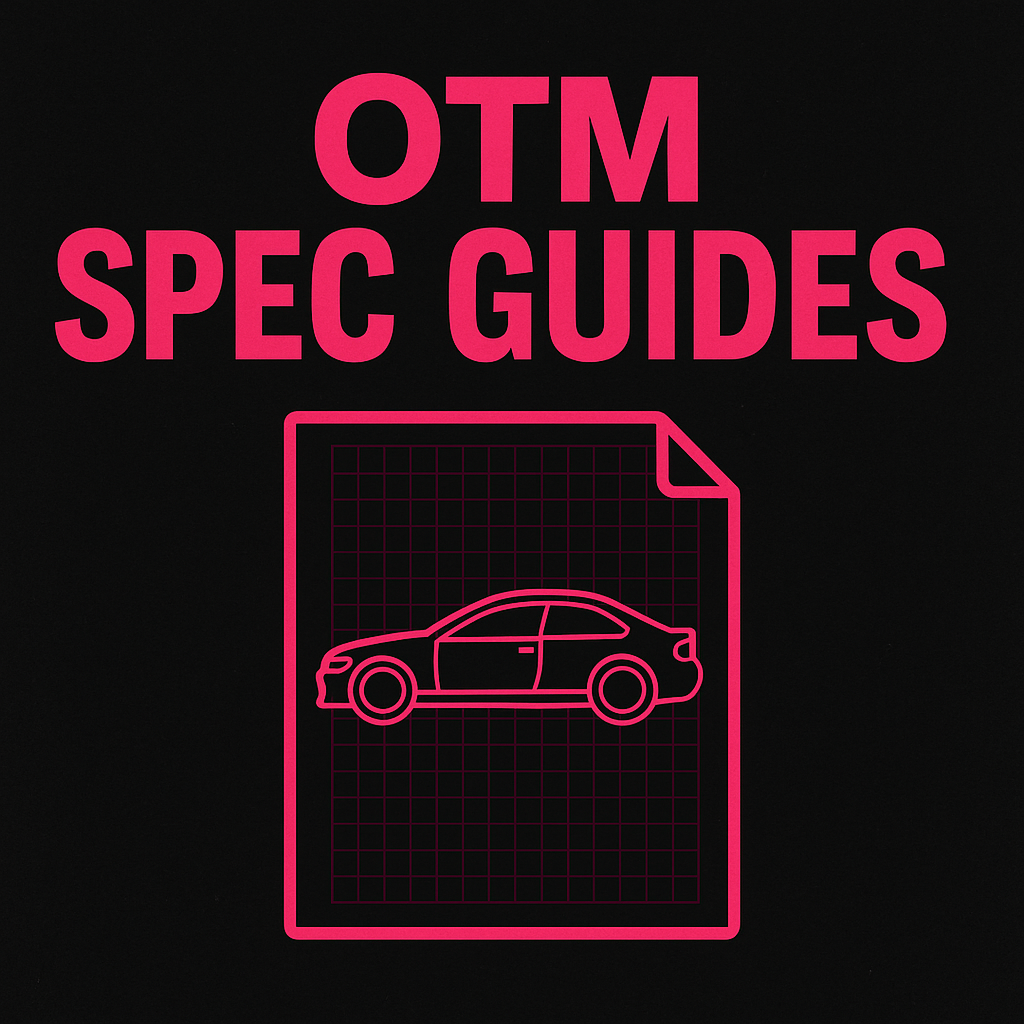 OTM Spec Guide - THE BMW E36 – One Touch Motorsports